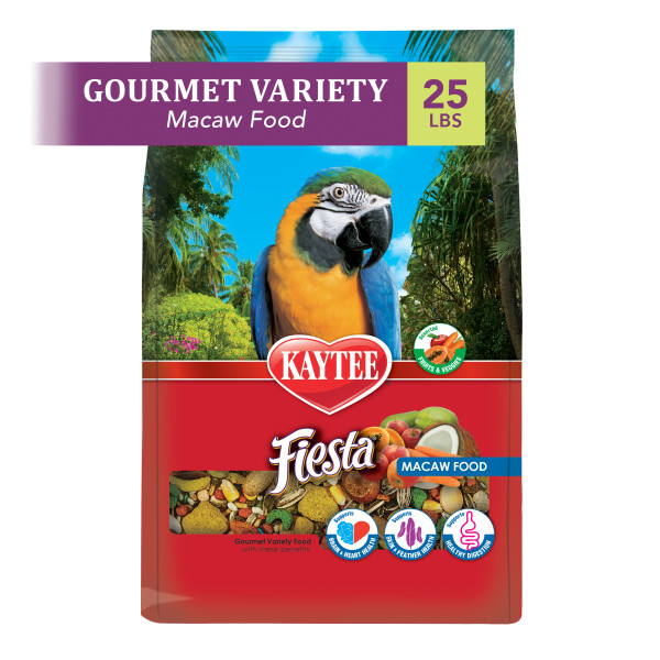 Kaytee Fiesta Macaw Food 25 lbs - Nutrient-Rich & Tasty Mix