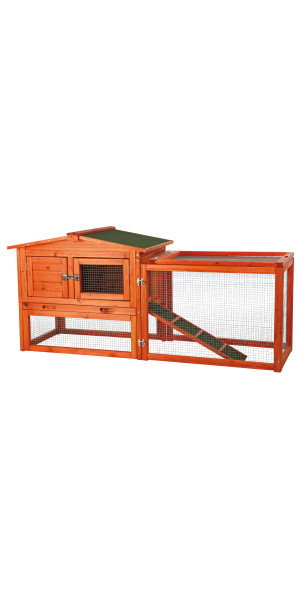 TRIXIE Natura Rabbit Hutch with Dual Levels & Secure Run