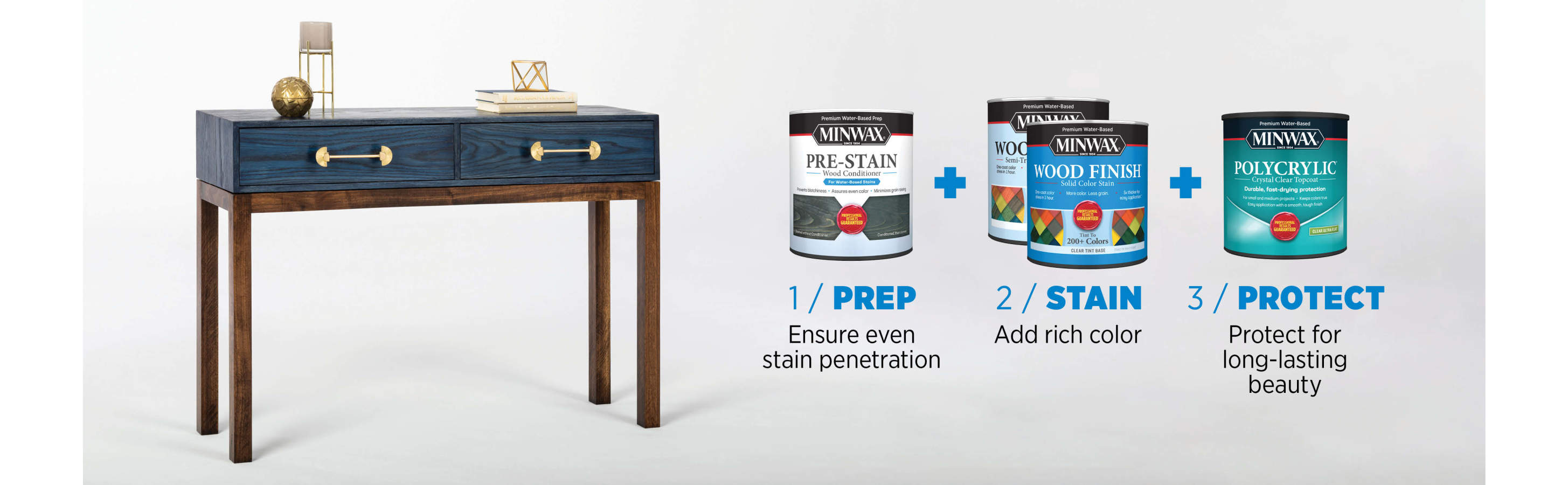 Minwax Wood Finish Water-Based Solid Pure White Tint Base Water-Based ...