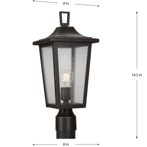 Progress Lighting Padgett 1-Light Antique Bronze Outdoor Post Light ...